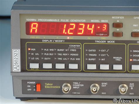 Tabor 8600 100mhz Dual Programmable Pulse Generator Frequency Counter Gpib