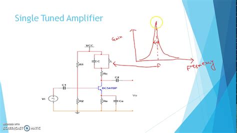Small Signal Analysis Of Tuned Amplifier Circuit