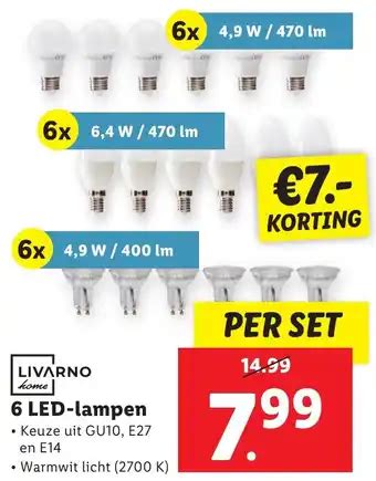 LIVARNO Home 6 LED Lampen Aanbieding Bij Lidl LIVARNO Home 6 LED Lampen Aanbieding Bij Lidl
