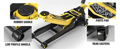 2 Ton Extra Long Reach Floor Jack Hydraulic Low Profile
