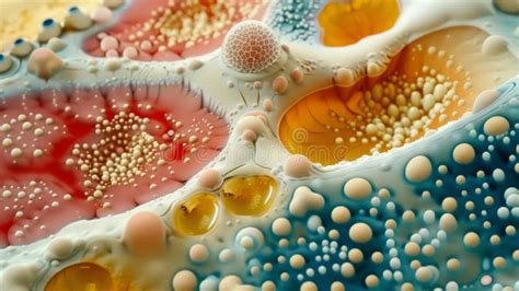 A Closeup Of A Crosssection Of A Nanoparticle Encapsulated In A