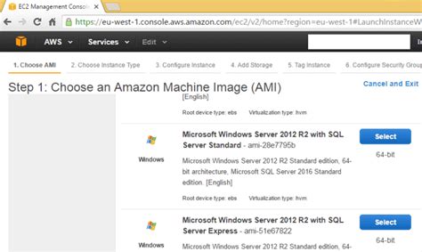 Launch Sql Server Instances On Amazon Ec2