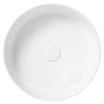 Tvättställ Rund Maj Vit Blank cm Hill Ceramic