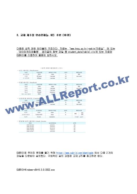 2023년 2학기 방송통신대 데이터처리와활용 중간과제물교재 제1장연습문제p 17 2번 제2장 연습문제p 41 1번 제3장 연습문제p 92 6번정보통계방송통신