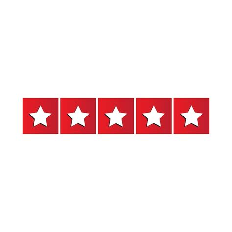 Classification Par étoile 5 étoiles Vecteur Premium