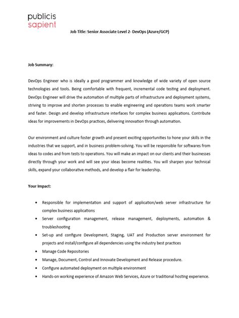 jd sa devops download free pdf web server internet and web