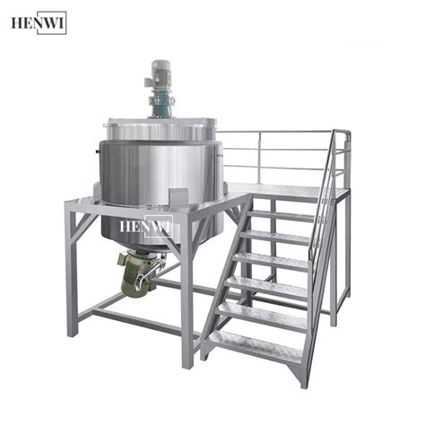 500 Litre Chemical Reactors Batch Reactor 1000 L Homogenizer And Hand Soap Making Machine