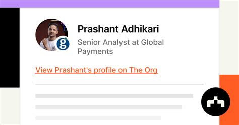 Prashant Adhikari Senior Analyst At Global Payments The Org