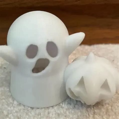 3d Printer Files 3mf File Tealight Ghost With Pumpkin Creality Cloud