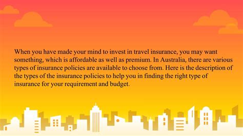 Ppt A Comprehensive Guide To Buy The Best Australian Travel Insurance