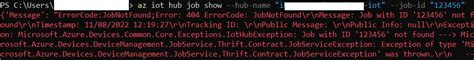 Jobresponse Has No Error Details · Issue 2941 · Azureazure Iot Sdk