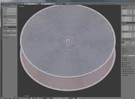 need boolean expert for a dense geometry model modeling blender