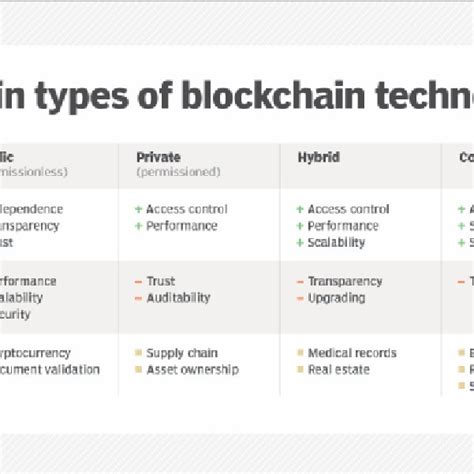 5 Blockchain Types 19 Download Scientific Diagram