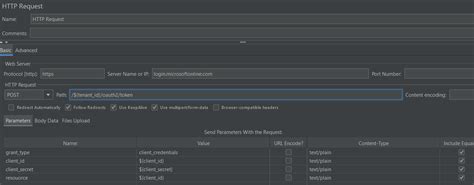authenticating to azure application with jmeter stack overflow