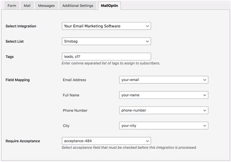 Connect Contact Form 7 To Microsoft Dynamics 365 Mailoptin