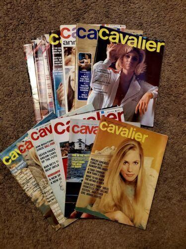 Vintage Cavalier Mens Magazines 1970s 1980s Lot Of 15 See