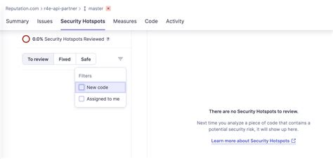 Sonarcloud Not Showing Security Hotspots On Clicking The Tab Sonarqube Cloud Sonar Community