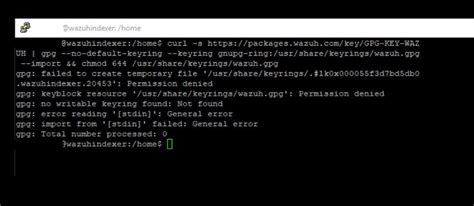 Wazuh Indexer Installation Ubuntu 22 04 Install Gpg Key Issues R Wazuh