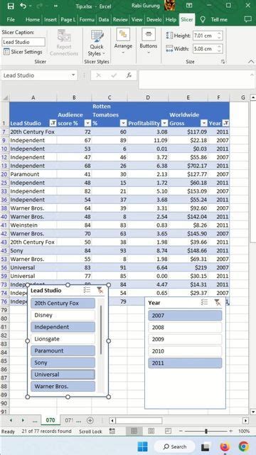How To Use Slicers To Filter Data In Excel