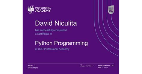 david n on linkedin python programming david niculita ucd