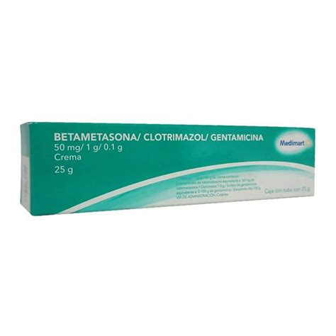 Betametasona Clotrimazol Gentamicina 50 Mg 1 G 01 G Crema A