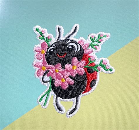Lady Bug Iron On Patch Lady Bug Patches Lady Bug Patches Iron On