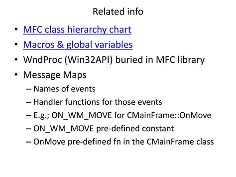 microsoft foundation classes ppt download