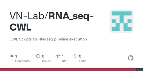 GitHub VN Lab RNA Seq CWL CWL Scripts For RNAseq Pipeline Execution