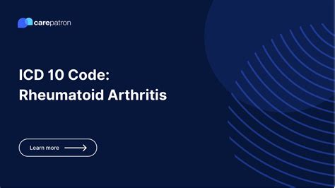 Rheumatoid Arthritis Icd 10 Cm Codes 2023