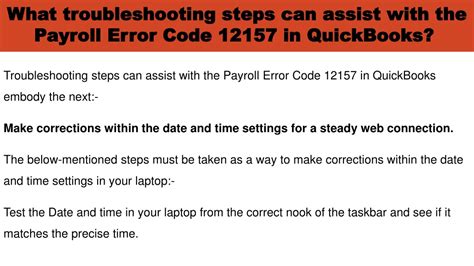 Ppt Simple Step By Step Guide To Resolve Quickbooks Error 12157 Powerpoint Presentation Id