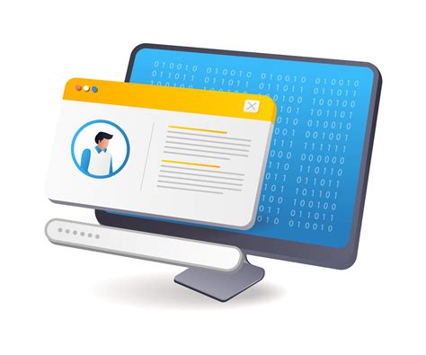 Personal Computer Security System With Password 31740306 Vector Art At Vecteezy