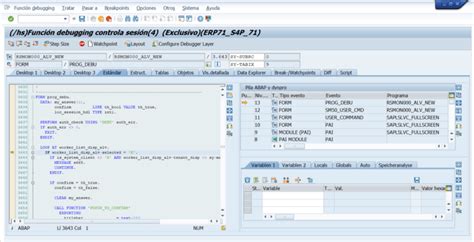 Como Debugear Un Job En Sap