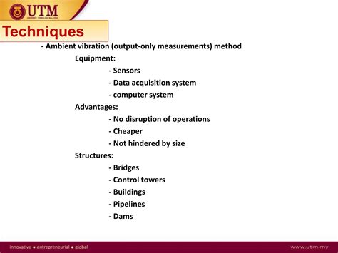 Introduction To Vibration Based Damage Detection Ppt