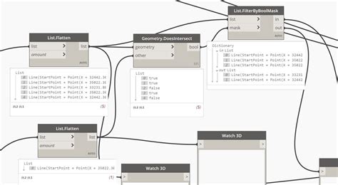 Keep Intersecting Curves Revit Dynamo