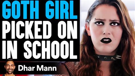 GOTH GIRL Accused Of Being A BAD INFLUENCE Dhar Mann YouTube