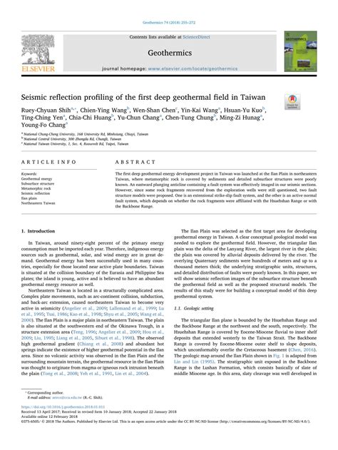 Pdf Seismic Reflection Profiling Of The First Deep Geothermal Field