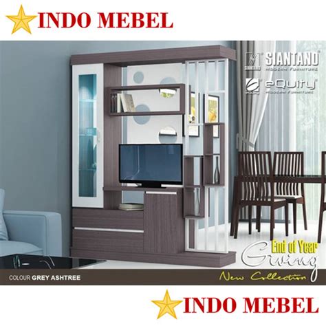 Jual Buffet Pembatas Penyekat Ruangan Divider Rak Tv Siantano Kota
