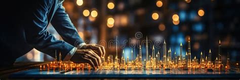 Businessman Touching Circuit Of Brain Working Of Artificial