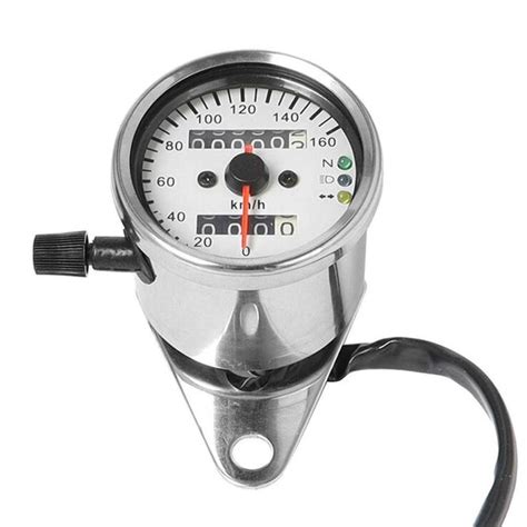 Vintage Motorcycle Speedometer Kmh Cafe Racer Garage