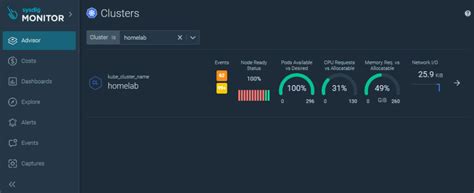 sysdig kubernetes monitor