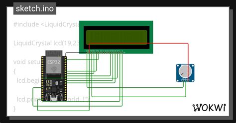 Liquid Crystal Wokwi Esp32 Stm32 Arduino Simulator