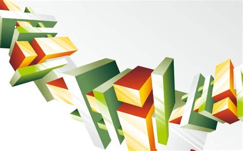 Free Abstract 3d Cube Background Vector 05 Titanui