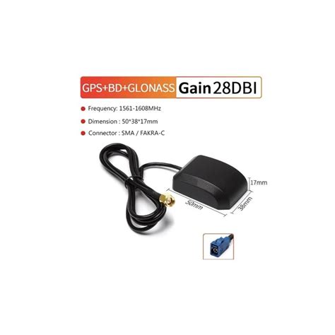 Antena Gps Compatible Arduino Fz0391 Con Conector Fakra