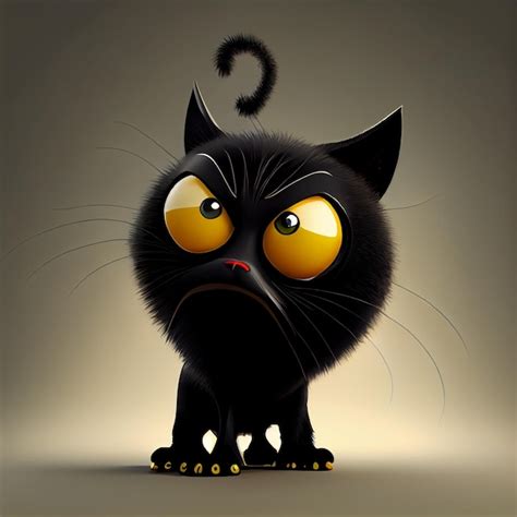 Lustige Schwarze Katze Bilder Kostenloser Download Auf Freepik