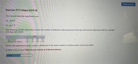 solved check my work exercise 11 17 algo lo11 3 the null