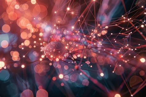 Premium Photo Quantum Computing Concept With Particles Entangled