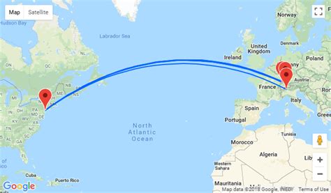Route Zurich To New York Map Fasrfilm