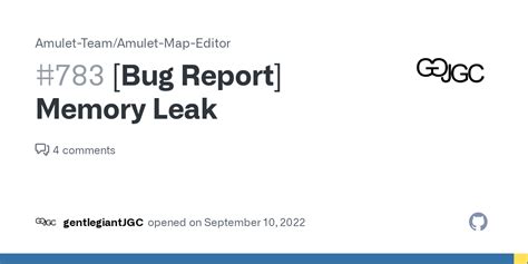 Bug Report Memory Leak · Issue 783 · Amulet Teamamulet Map Editor