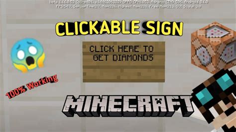 How To Make A Clickable Sign In Minecraft Megacraft Youtube