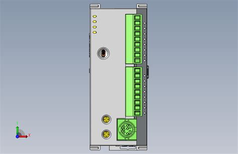 Plc控制器 Solidworks 2015 模型图纸下载 懒石网